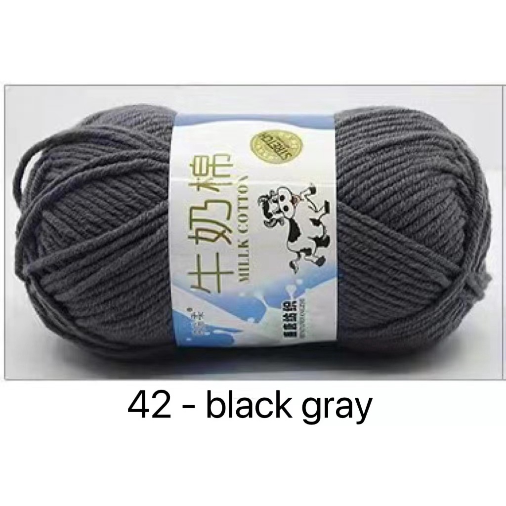 5 Plys 50g Smooth Milk Fiber Knitting Wool Crochet Yarn Milk Cotton ...