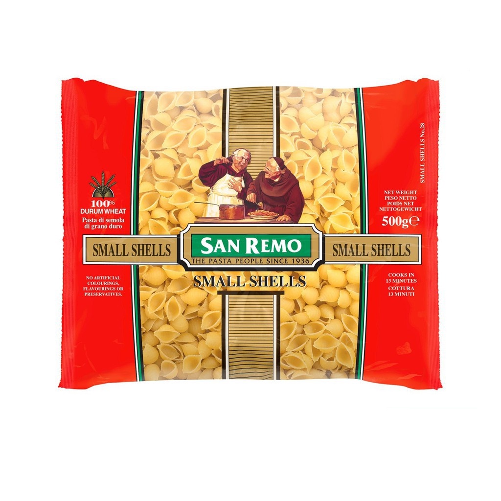 San Remo Small Shells 500G | Shopee Philippines