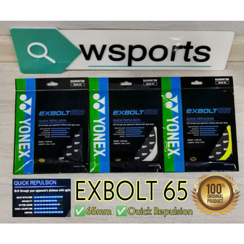 Original Yonex EXBOLT 65 Badminton strings | Shopee Philippines