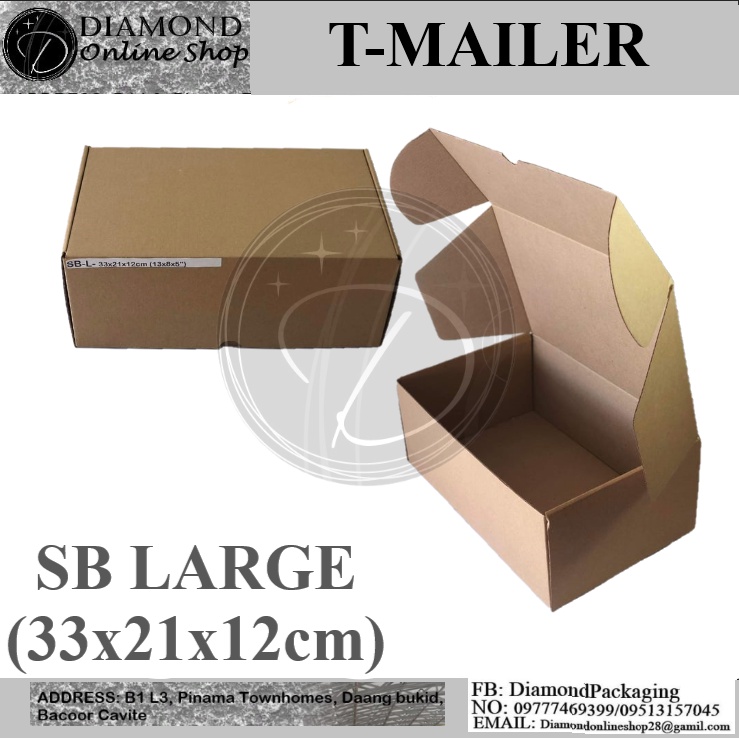 DIAMOND Brown Kraft I Mailer Box I Gift Box I Corrugated Box I Shipping ...
