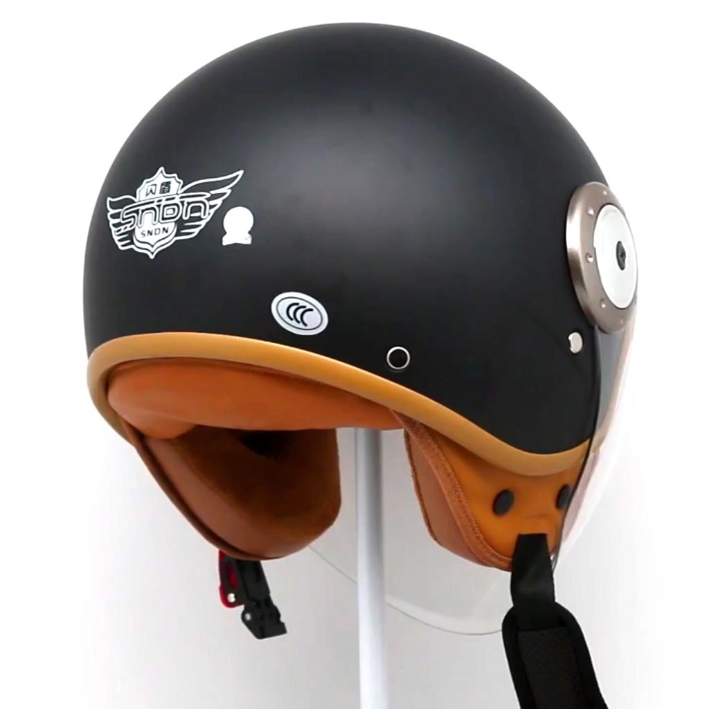 NEVA Original Motorcycle Classic Helmet Vintage Retro Unisex Open Face ...