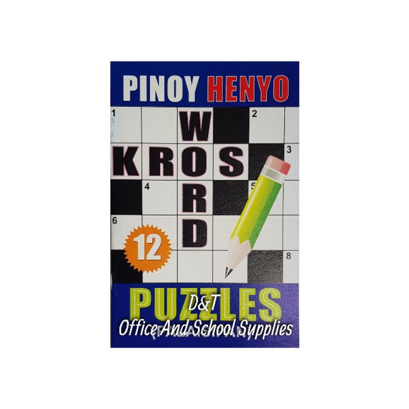 Crossword Puzzle (Tagalog) (#11-#20) | Shopee Philippines