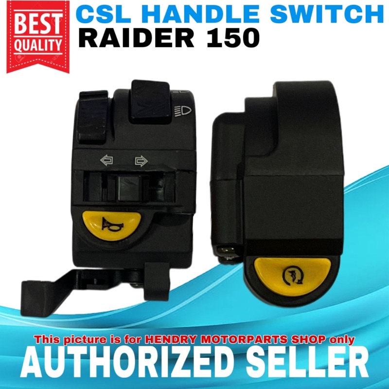 HDR SUZUKI RAIDER 150 / RAIDER150 LEFT AND RIGHT HANDLE SWITCH FOR ...
