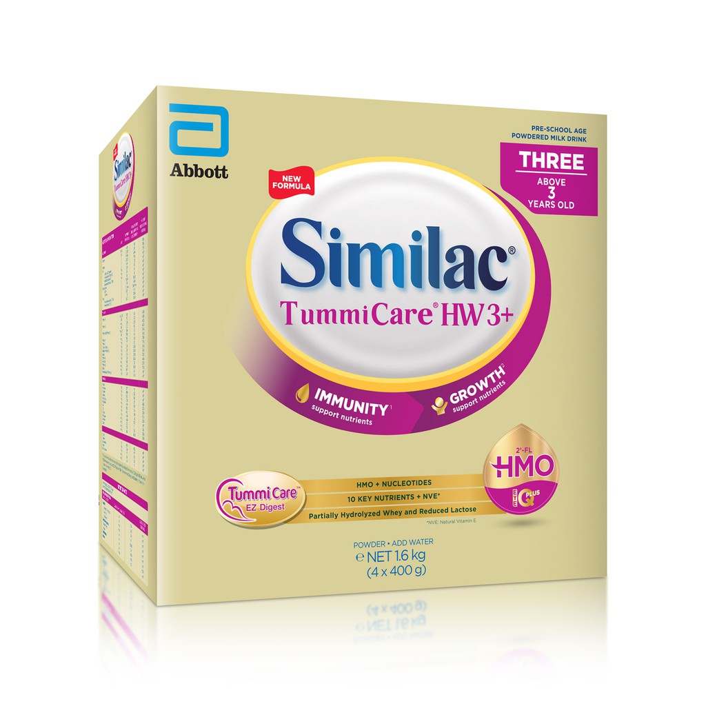 Similac TummiCare HW 3+ 1.6kg for Kids Above 3 Years Old Powdered Milk ...