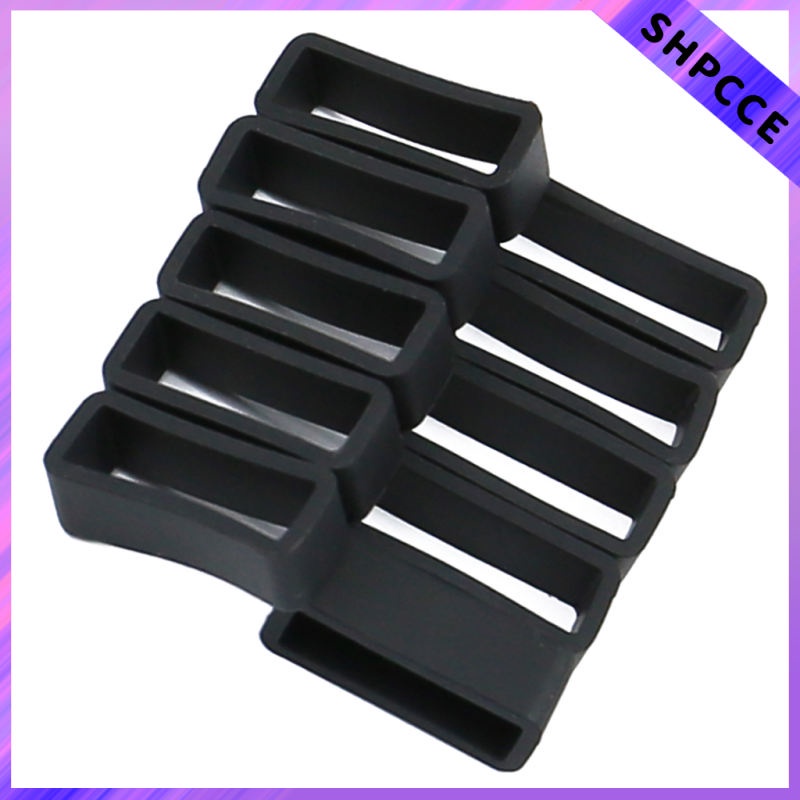 10 Pieces Rubber Strap Belt Loops Watch Strap Holder Lock Replacement ...