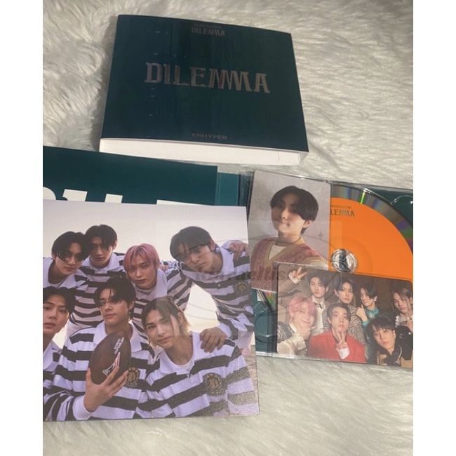 enhypen dimension:dilemma essential set w/ jungwon charybdis selca bread ot7 scylla photocard ...