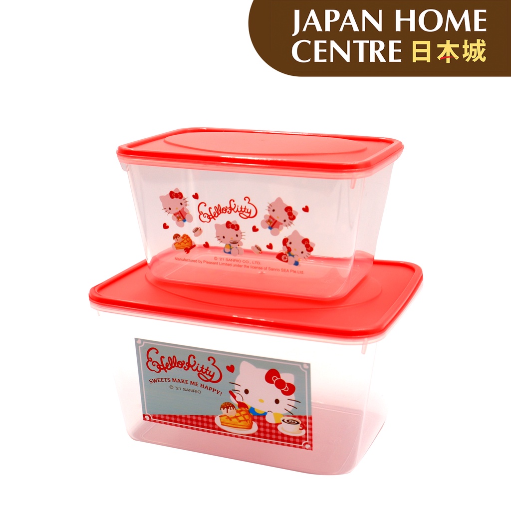 Hello Kitty Food Container Set (2pcs) [Japan Home] | Shopee Philippines