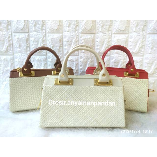 Party pandan bags / woven bags, ethnic bags, imported bags | Shopee ...