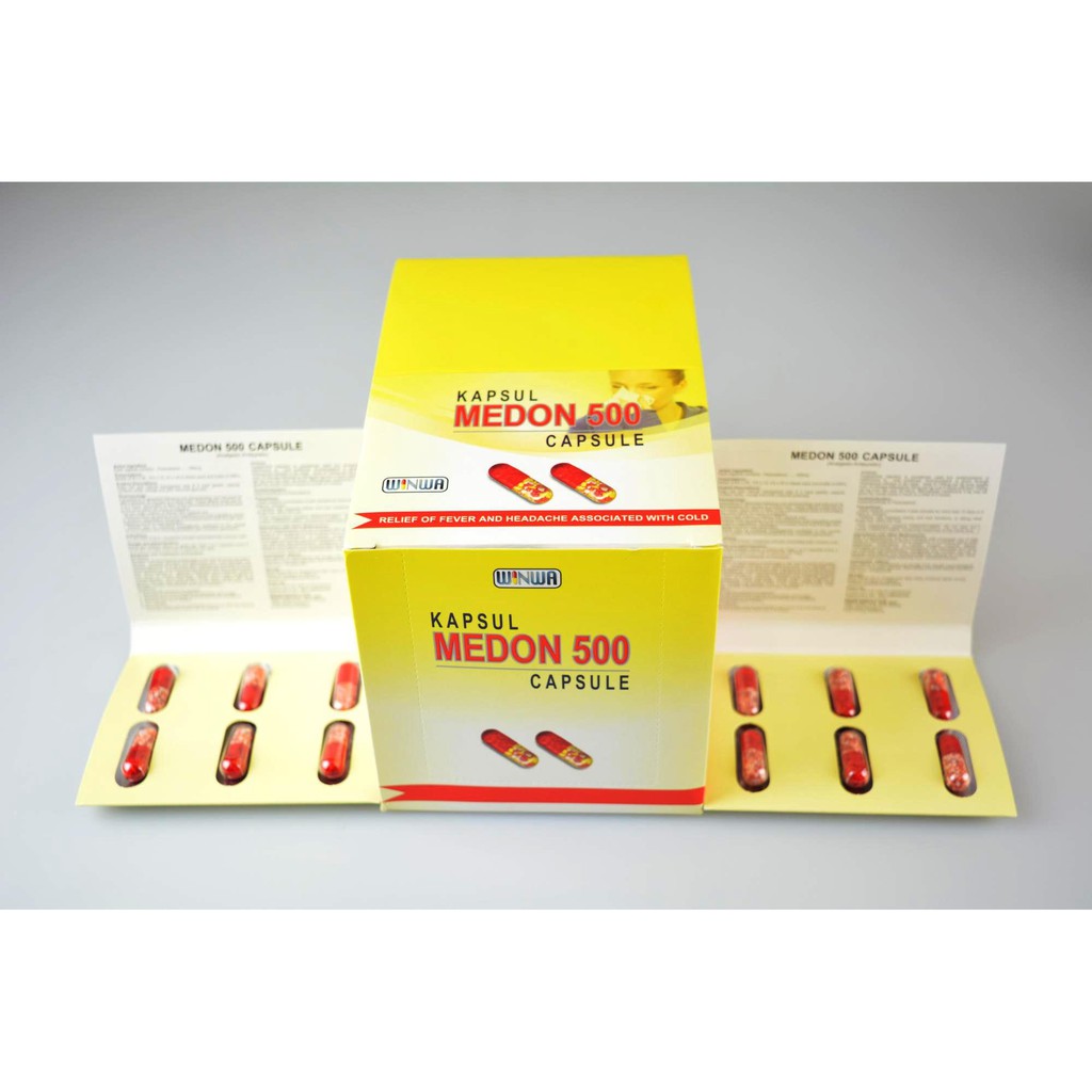 WINWA Kapsul Medon 500 capsule Capsule (6 capsule) | Shopee Philippines
