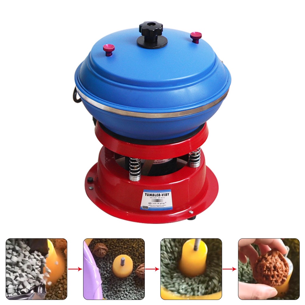 220v/110v Vibratory Polishing Machine Vibratory Grinding Machine Agate ...