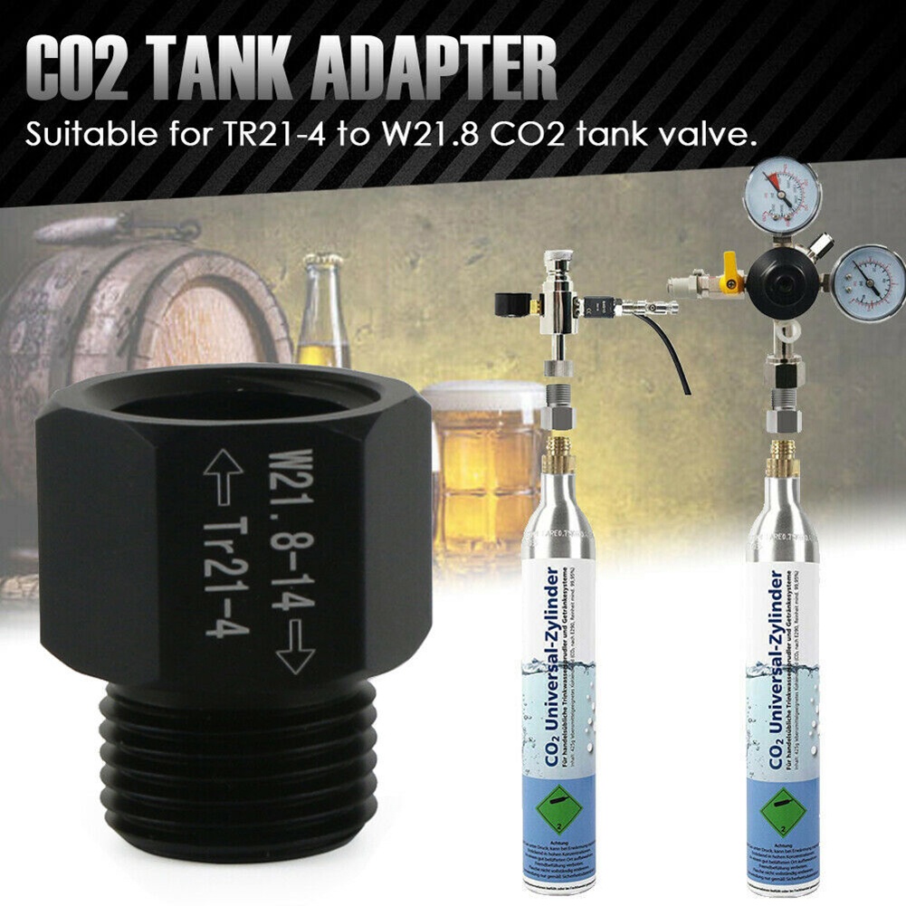 T21-4 to W21.8-14 Adapter Converter to CO2 Cylinder for SodaStream | Shopee Philippines