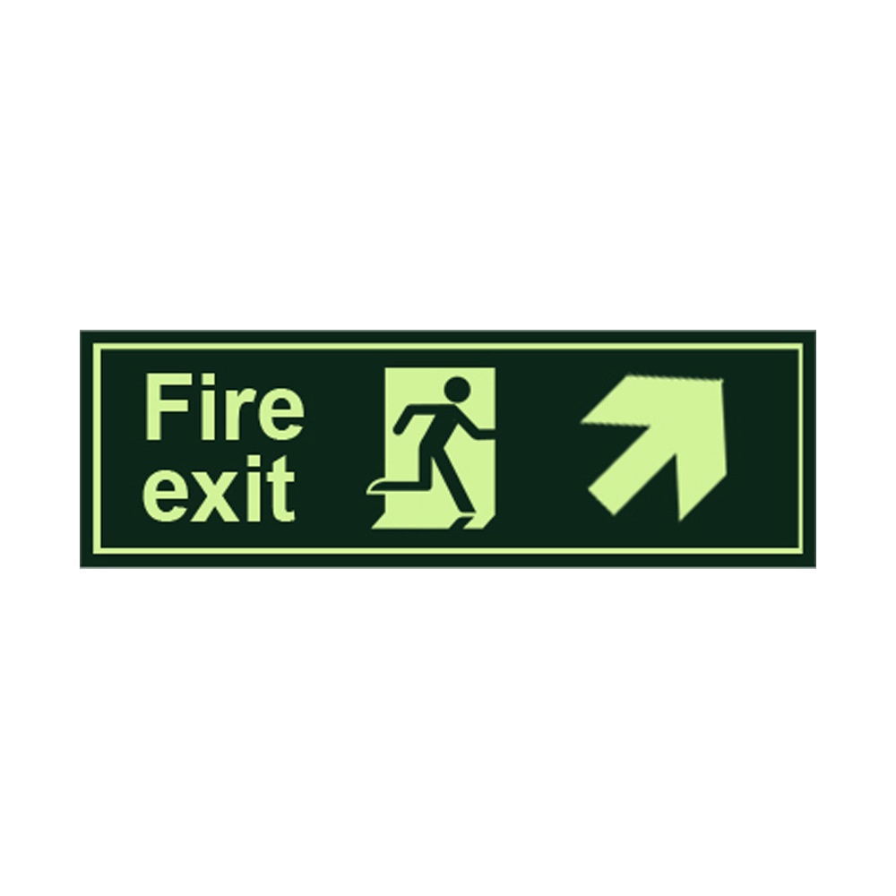 (ready) Fire Safety Exit Warning sign Luminous Guidance Signage Hotel ...