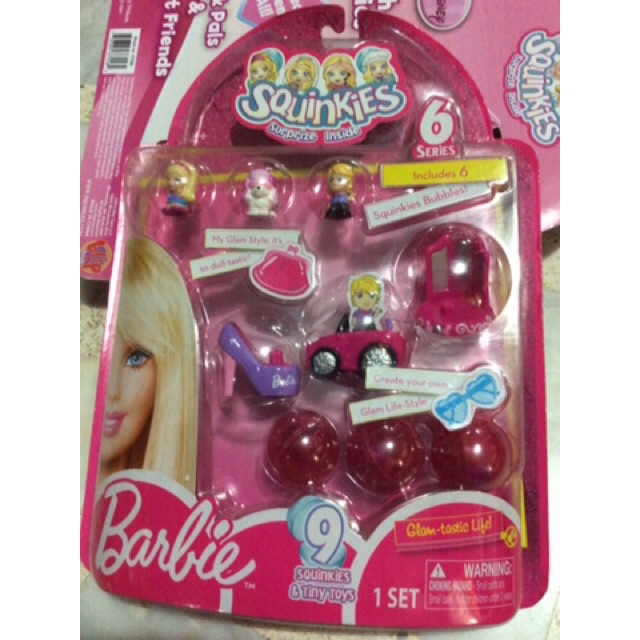 Squinkies 9 piece Set Barbie / Minnie Mouse | Shopee Philippines