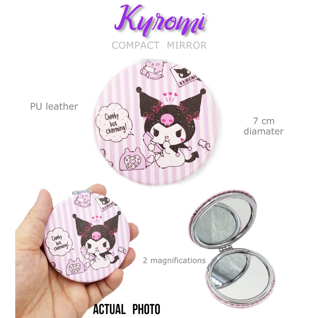 Compact Mirror LittleTwinStars MyMelody Kuromi Pompompurin Snoopy ...