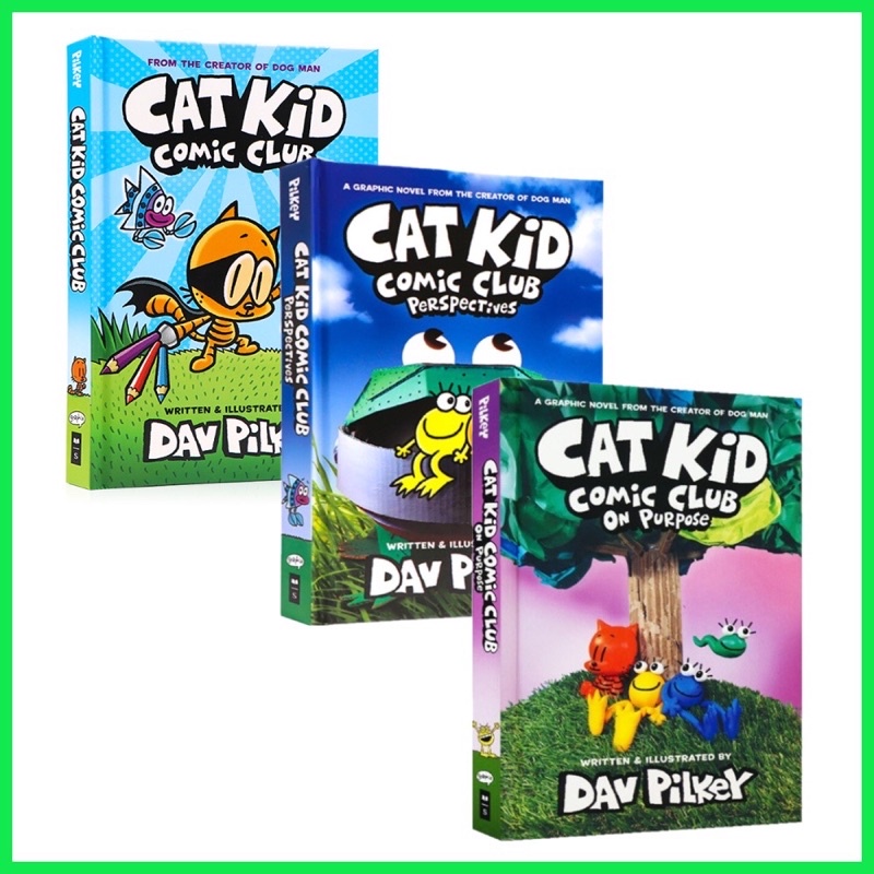 Cat Kid Comic Club 1 3 on purpose 2Perspective by Dav Pilkey English ...