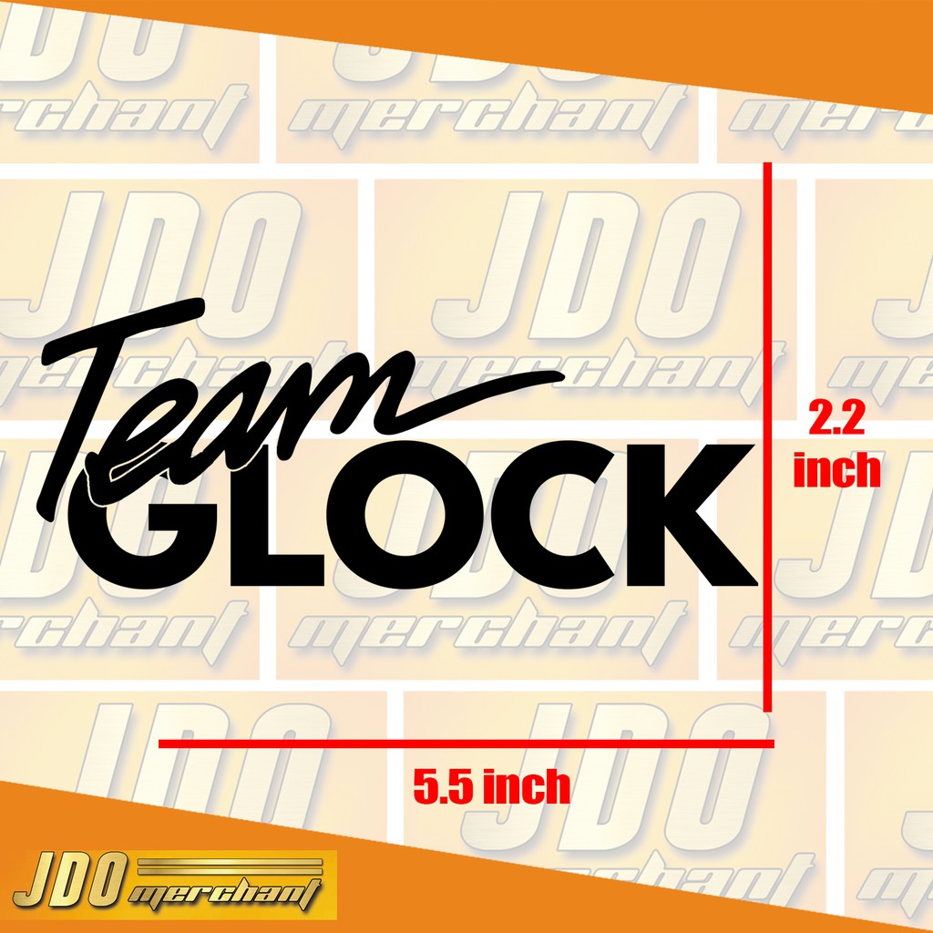 GLOCK vinyl sticker for car / motor | Shopee Philippines