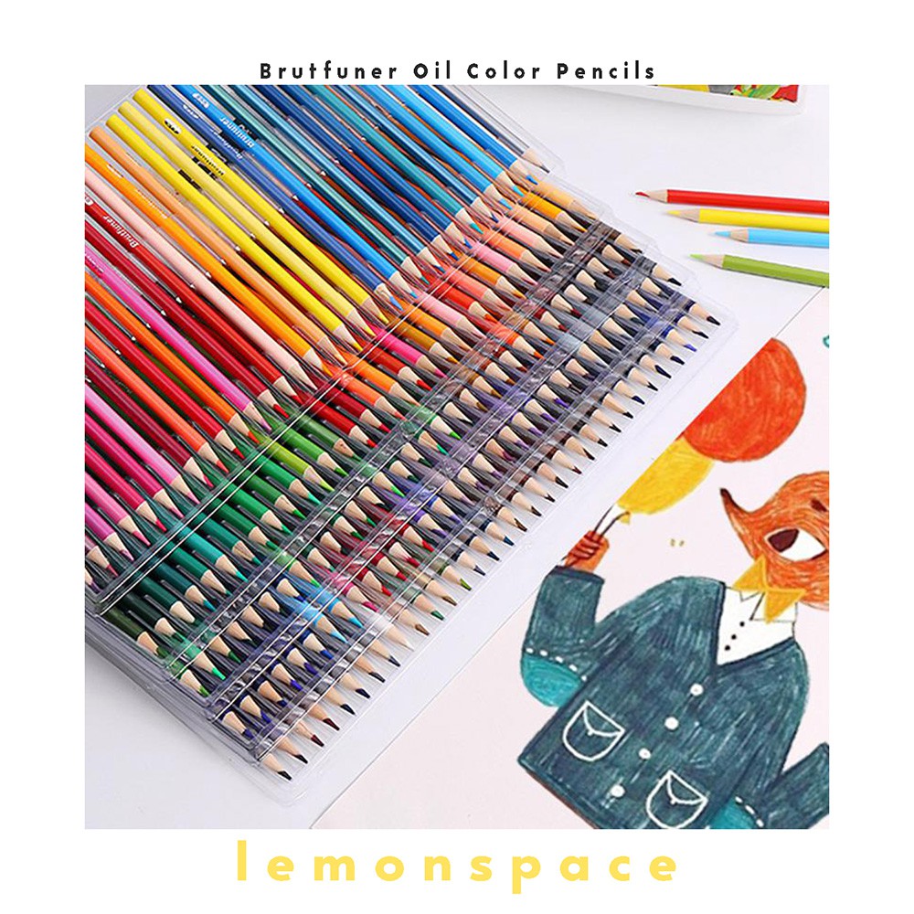 Brutfuner 48 72 120 160 Oil Color Pencil Set for coloring portraits ...
