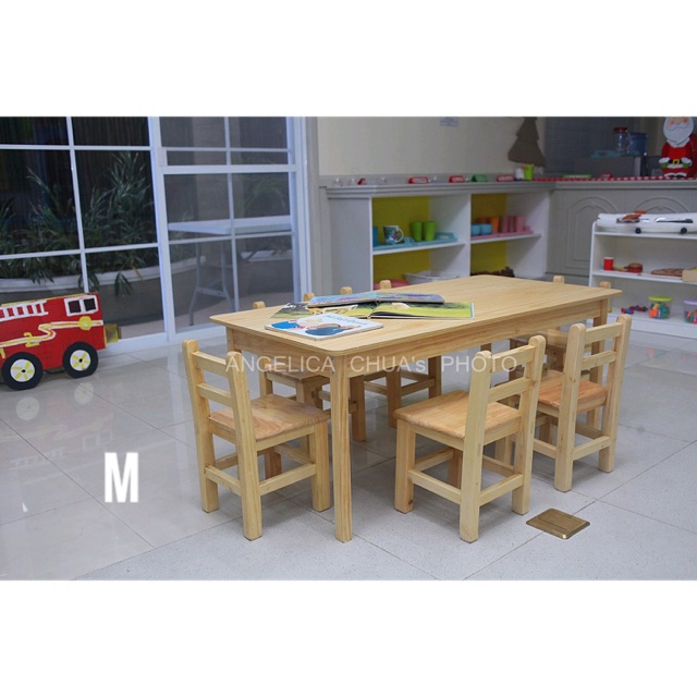 Happy Kiddos Large Size MDF Wood Study Table for kids- TABLE ONLY ...