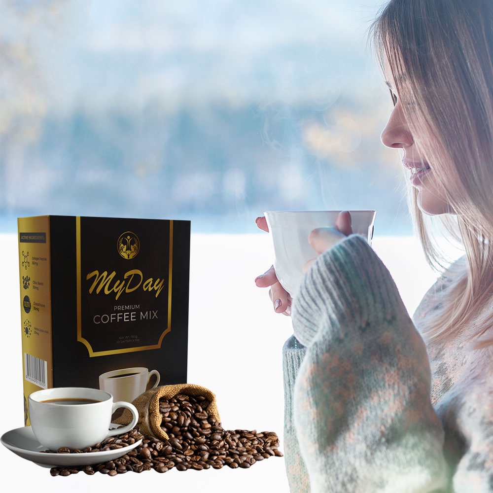 MyDay Premium Coffee Mix 10 Sachets 150g | Shopee Philippines