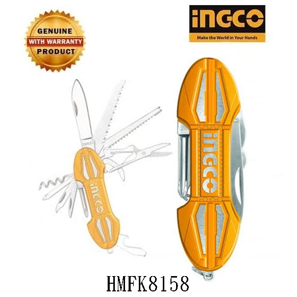 INGCO HMFK8158 Multi Original Function Pocket Knife | Shopee Philippines