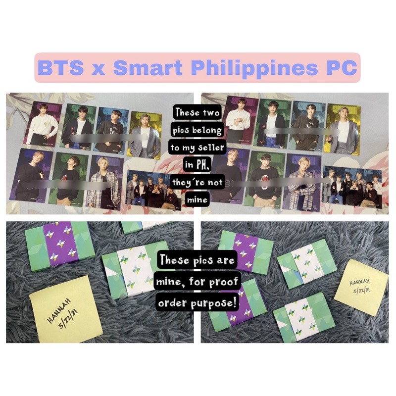 Bts x smart philippines photocard/pc | Shopee Philippines