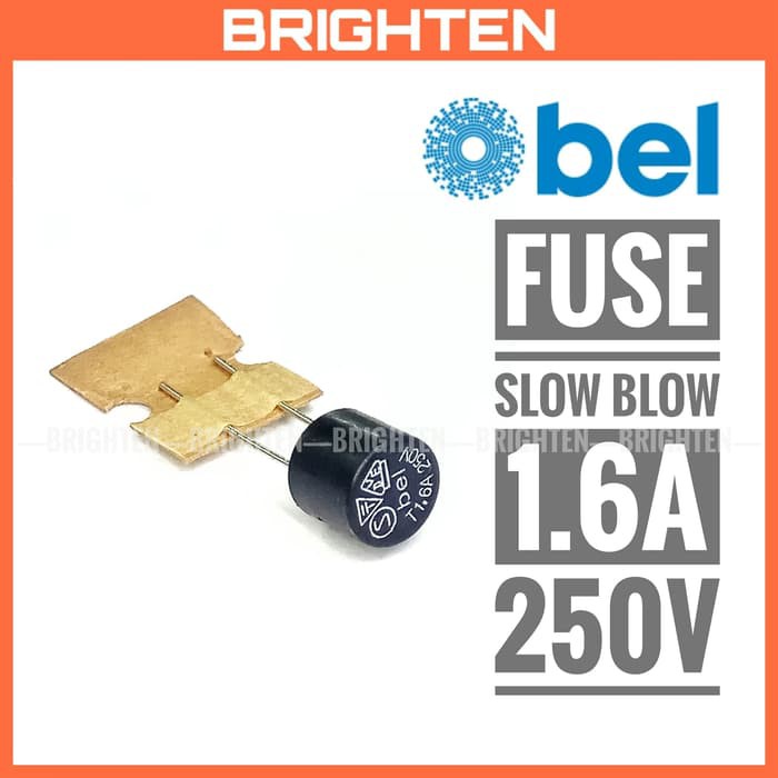 Fuse radial slow Acting BEL 1.6A 250V | Shopee Philippines