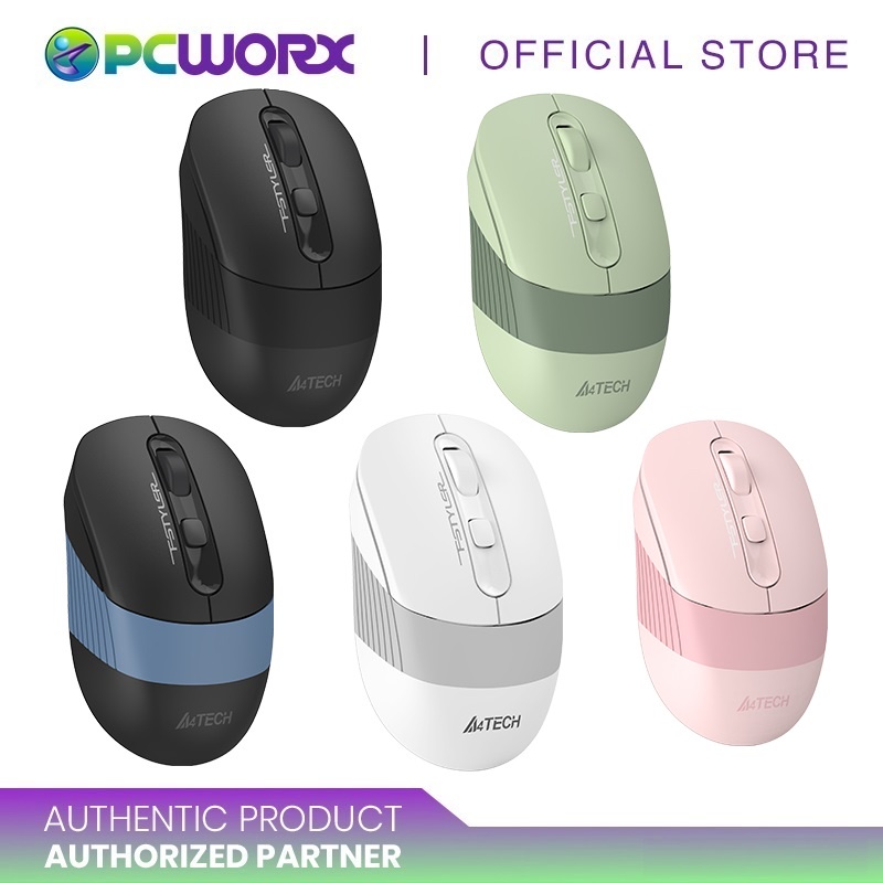 A4Tech Fstyler FB10C Rechargeable Bluetooth Mouse | Anti-Slippery Side ...