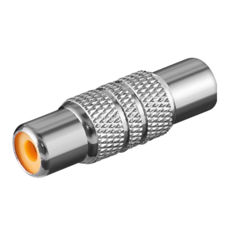 🟧 RCA Female to Female Coupler Plug Audio Video AV Cable Adaptor RCA ...