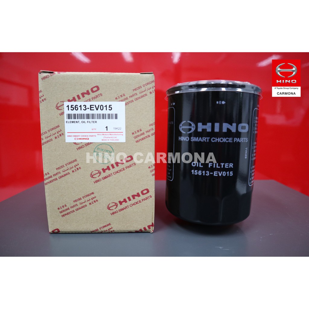 15613 EV015 OIL FILTER Hino 300 Euro 2 and Euro 4 Dutro truck | Shopee ...