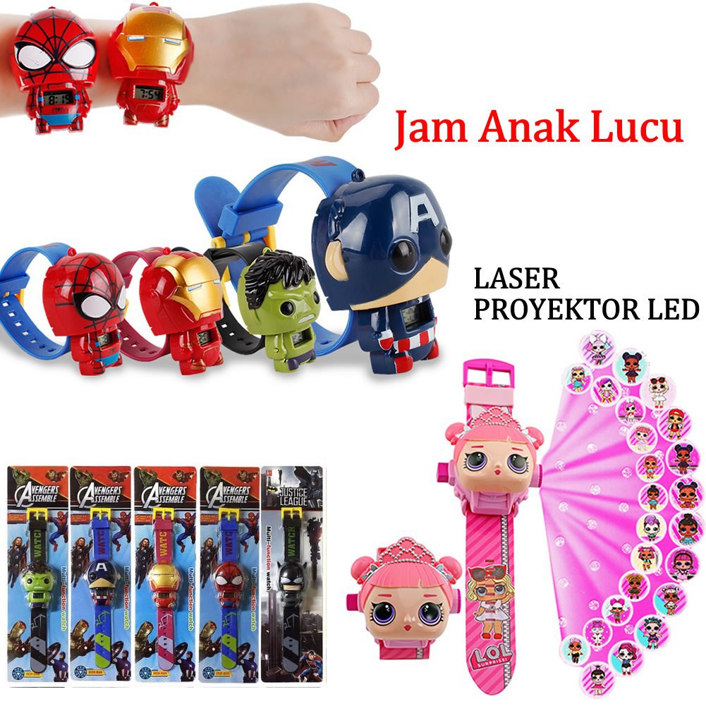 LOL Surprise Clock Kids Cute Digital Projector Watch Wristwatch Super ...