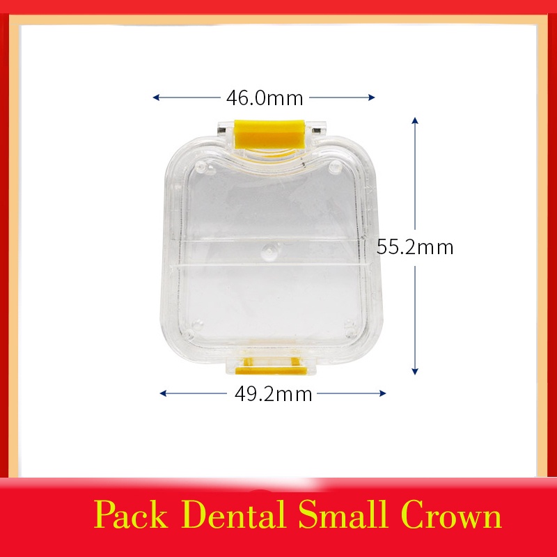 Dental Lab Pack Small Crown Box With Transparent Flexible Film ...