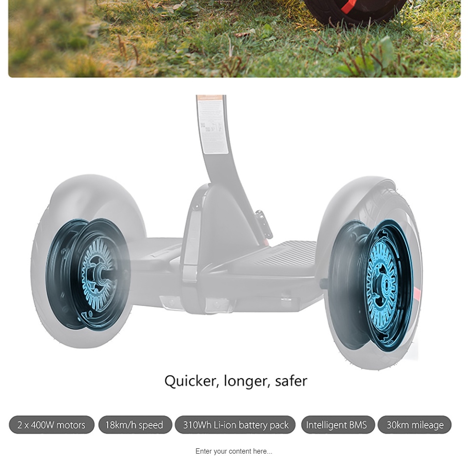 Xiaomi Segway Ninebot Mini Pro Balance Car Self Balancing Scooter ...