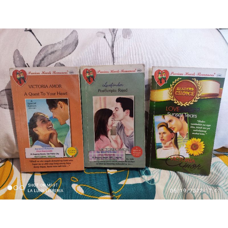 PHR Victoria Amor SOLD PER TITLE Precious Hearts Romances TAGALOG ...