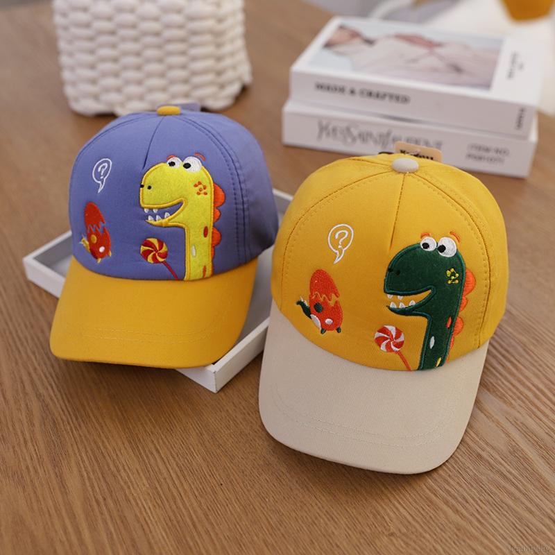 COD Ready Stock Baby Girls Boys Caps Kids Cartoon Dinosaur Hat Children ...
