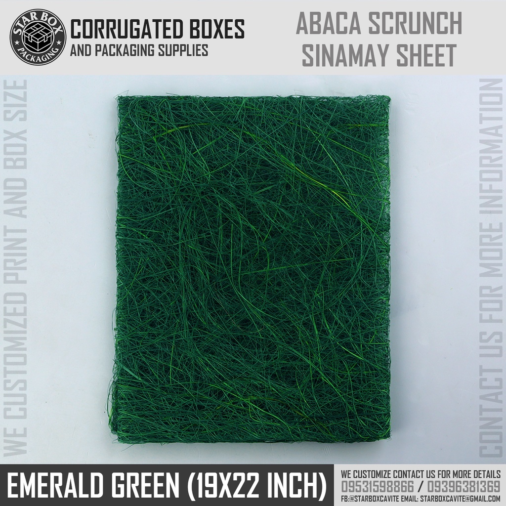 Starbox Abaca Scrunch Mat Sinamay Fabric Sheet Wrapper Gift Packaging ...