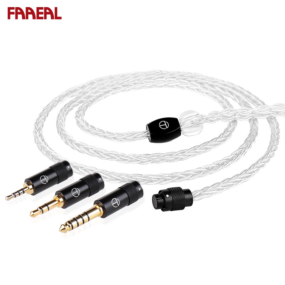 FAAEAL TRN TN 8 Core Earphone Cable 4.4MM/2.5MM/3.5MM With MMCX/2PIN 0.75MM 0.78MM CPin ...