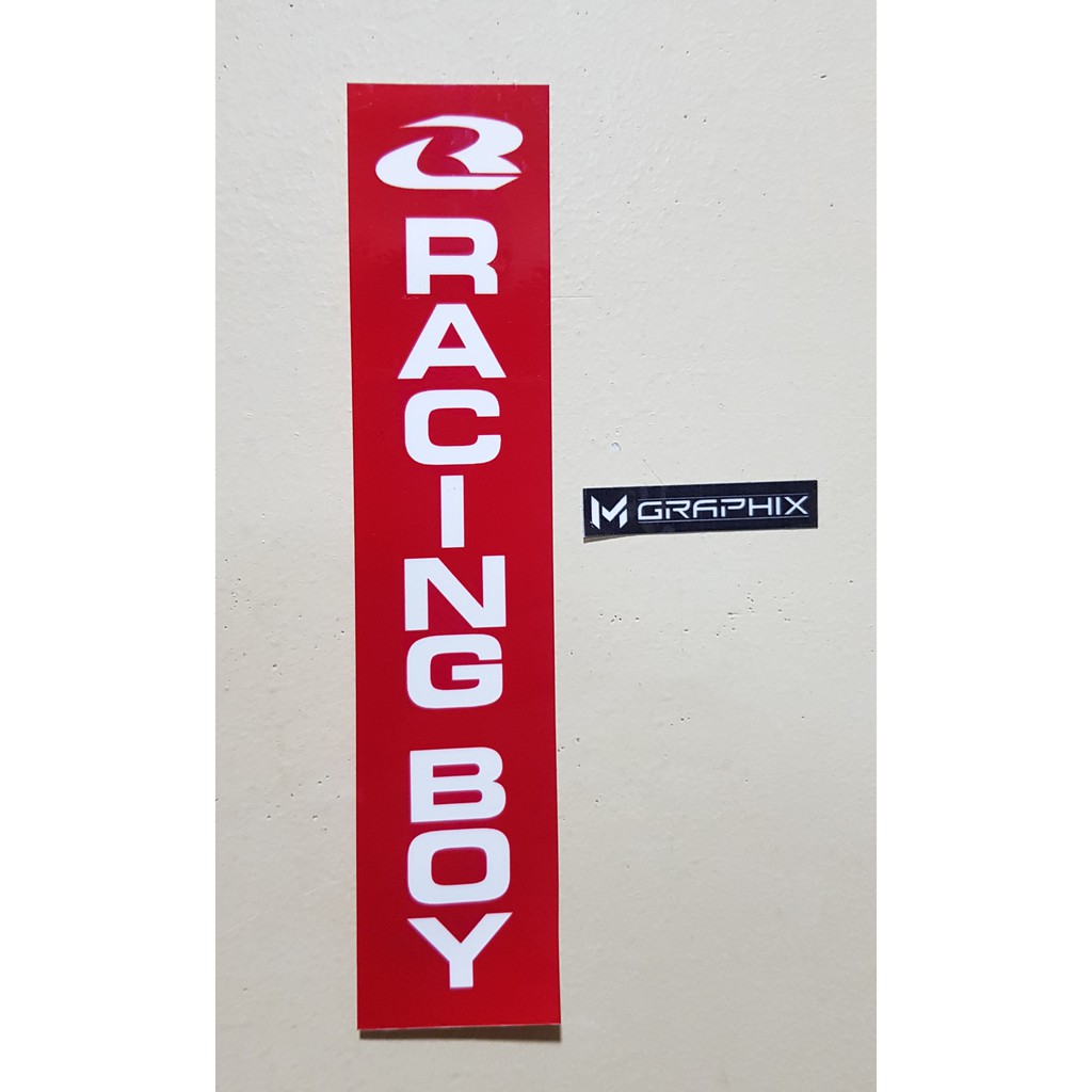 Vinyl Sticker - RCB Racing Boy Sticker, laminated sticker for ...