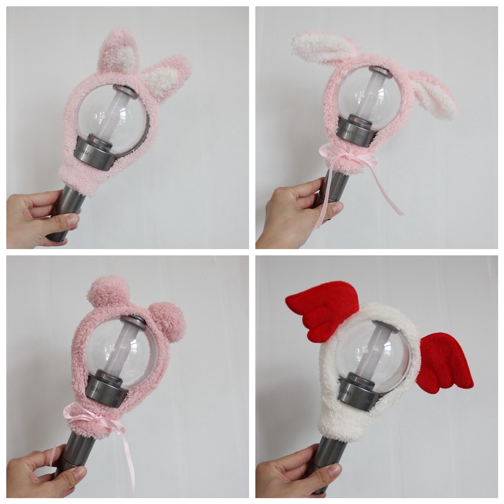 Kpop ENHYPEN Light Stick Cap Cute Plush Cover (Without Lightstick ...