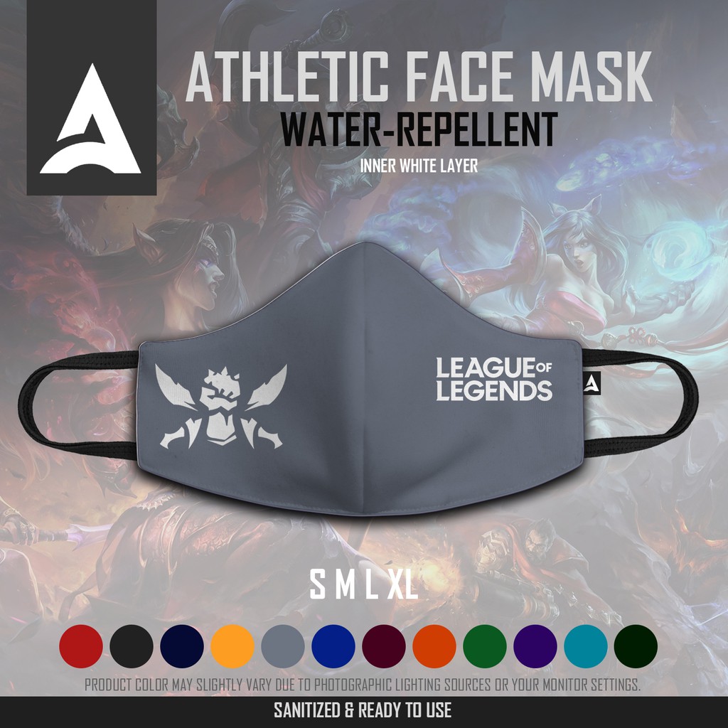 Nanzan ATHLETIC Water-Repellent Face Mask League of Legends (Bruiser ...