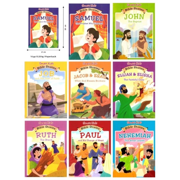 SMART KIDS BIBLE STORIES (singles), full color, glossy, paperback ...