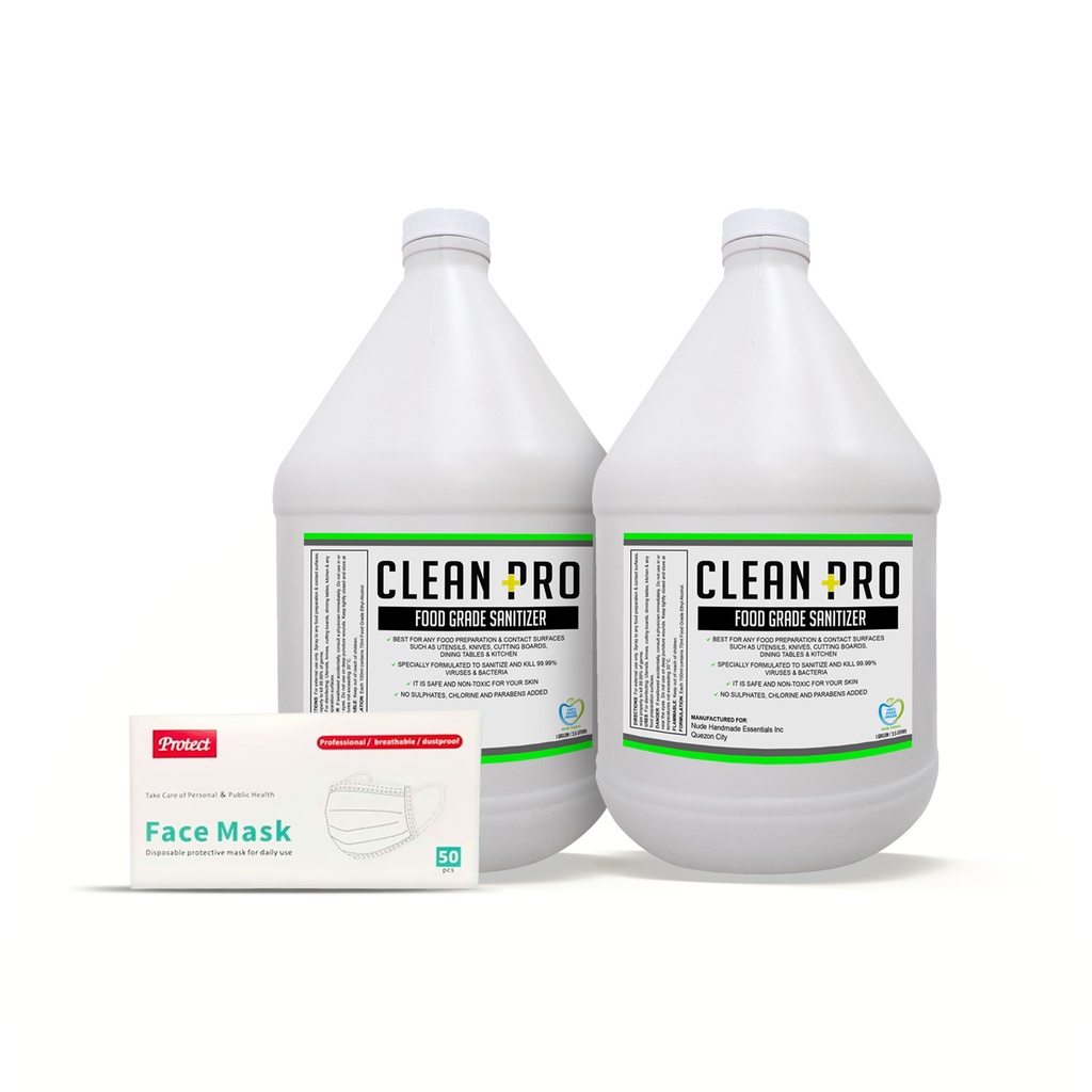 Clean Pro Food Grade Sanitizer 3.5 Liters 2 Gallon | Shopee Philippines