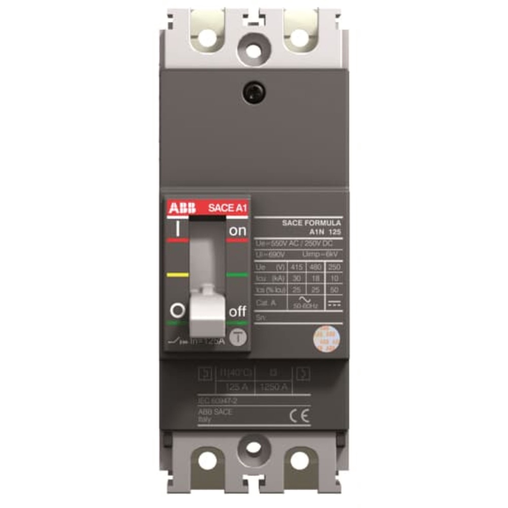 ABB SACE FORMULA Moulded Case Circuit Breaker (A1N 125 TMF 20AT-125AT 2P) | Shopee Philippines