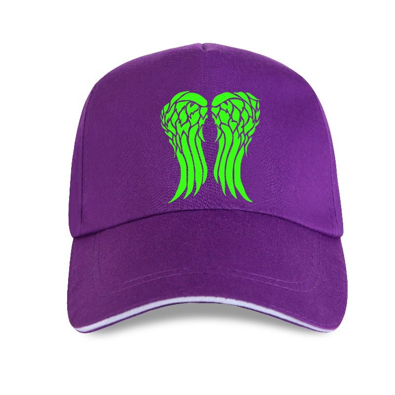 new cap hat Neon Green Angel Wings On Back Daryl Halloween Spooky Mens ...