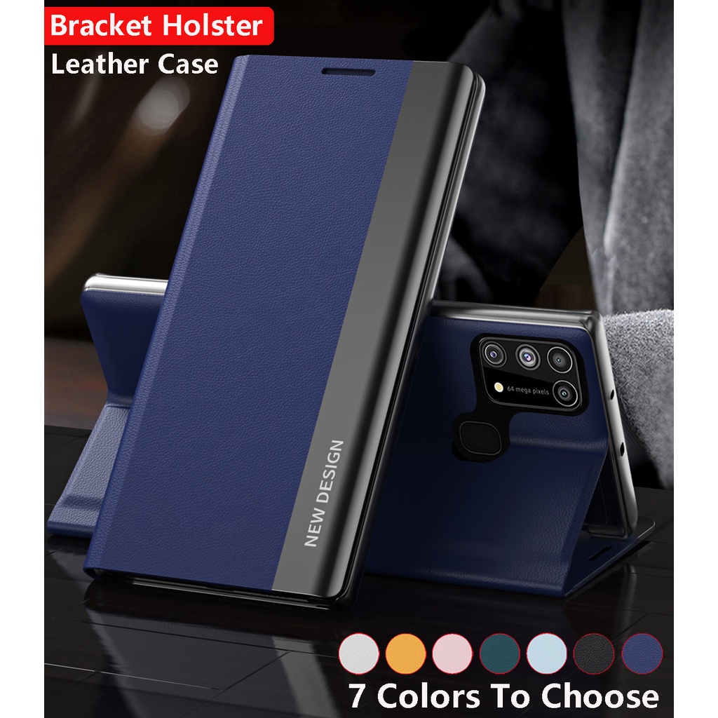 For Samsung Galaxy M23 M33 M53 M31 M21 M30S M52 M51 5G Leather Plating ...