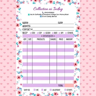 customized / personalized generic receipt carbonless | Shopee Philippines