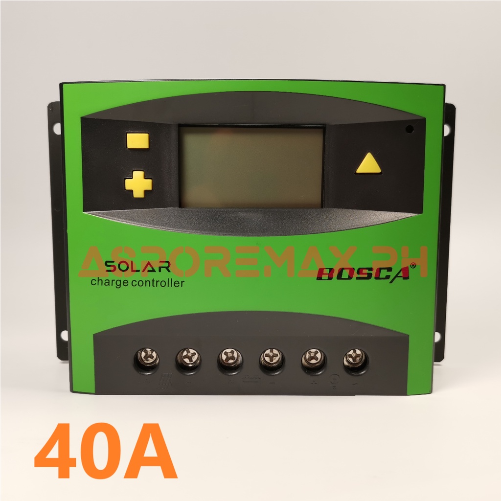 Bosca Solar Charge Controller with LCD Display 12v /24v 40A 50A and 60A ...