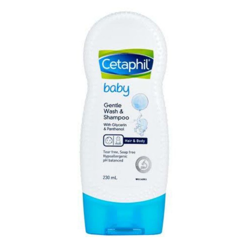 Cetaphil Gentle Wash & Shampoo (230ml) | Shopee Philippines