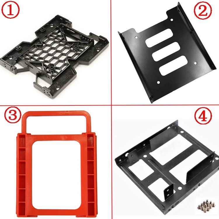 2.5 to 3.5 SSD Mount HDD Mount 2.5" to 3.5" SSD HDD Metal Adapter ...