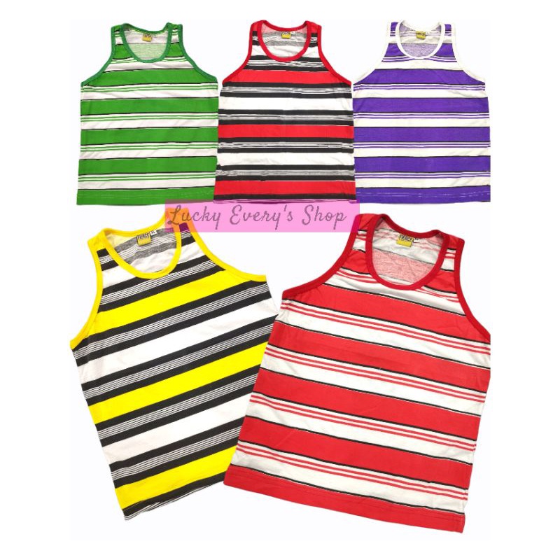 kids Sando stripes sando boys 2-8 Yr old | Shopee Philippines