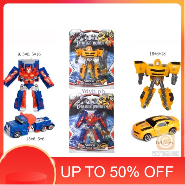 Transformers Robot Toy Toys Transformer Bumblebee Optimus | Shopee ...